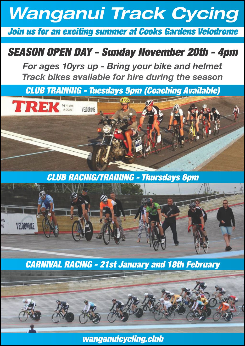 track-poster - Wanganui Cycling Club